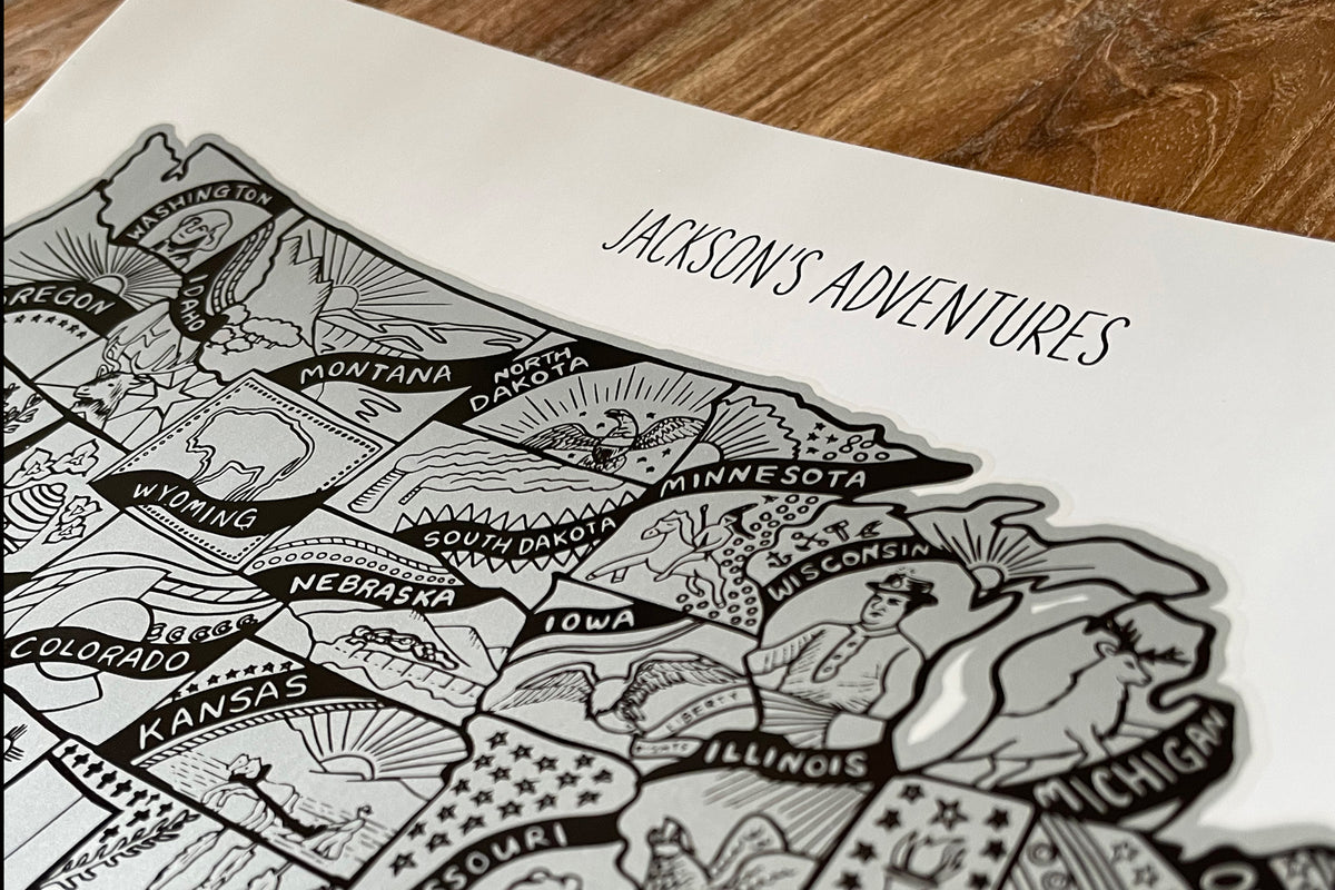 Personalized Scratch Your Travels Maps — JetsetterMaps